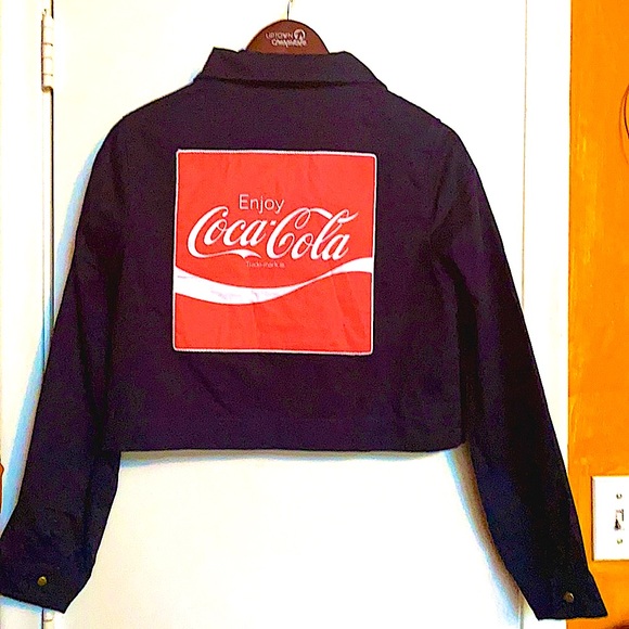 Coca Cola | Jackets & Coats | Coca Cola Brand Mechanic Racer Utility ...
